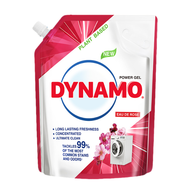 Dynamo Laundry Liquid Detergent Eau De Rose Refill Pack 3.3kg | Shopee ...
