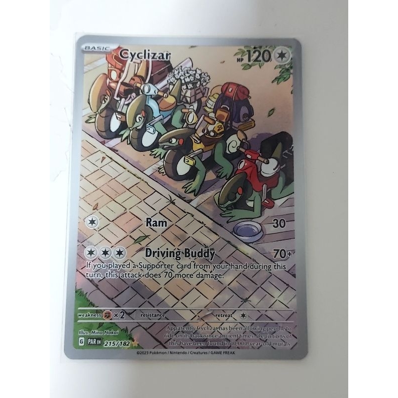 Pokemon cyclizar illustration rare paradox rift card | Shopee Singapore
