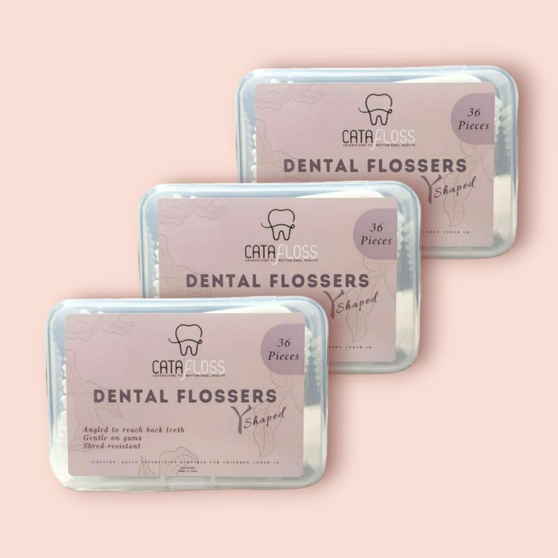 *NEW ARRIVAL* (Bundle of 3) Catafloss Y shape flosser/Y shape floss for ...