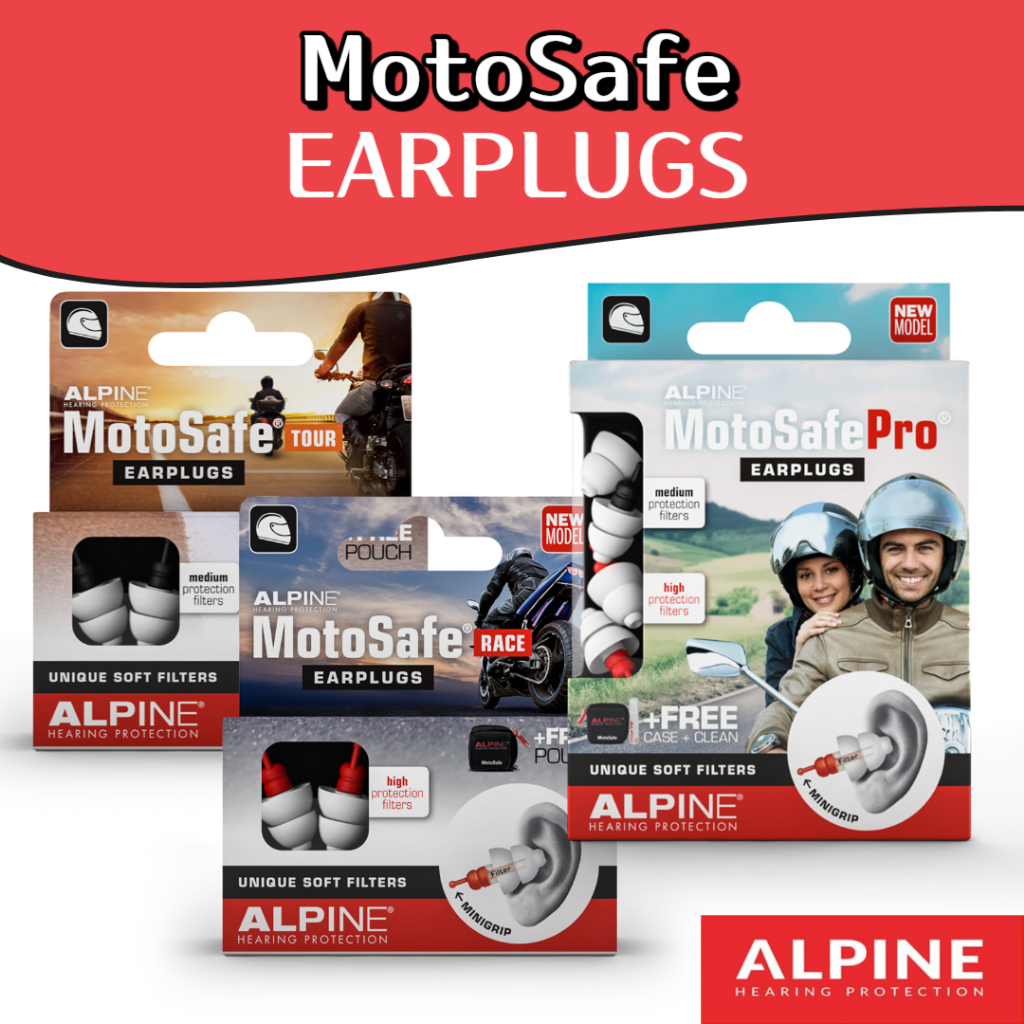 Alpine MotoSafe EarPlugs Motorcycle Accessories for Ultimate Riding ...