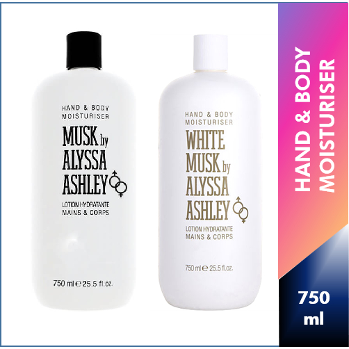 Musk White Musk by Alyssa Ashley Hand & Body Moisturizer Lotion ...