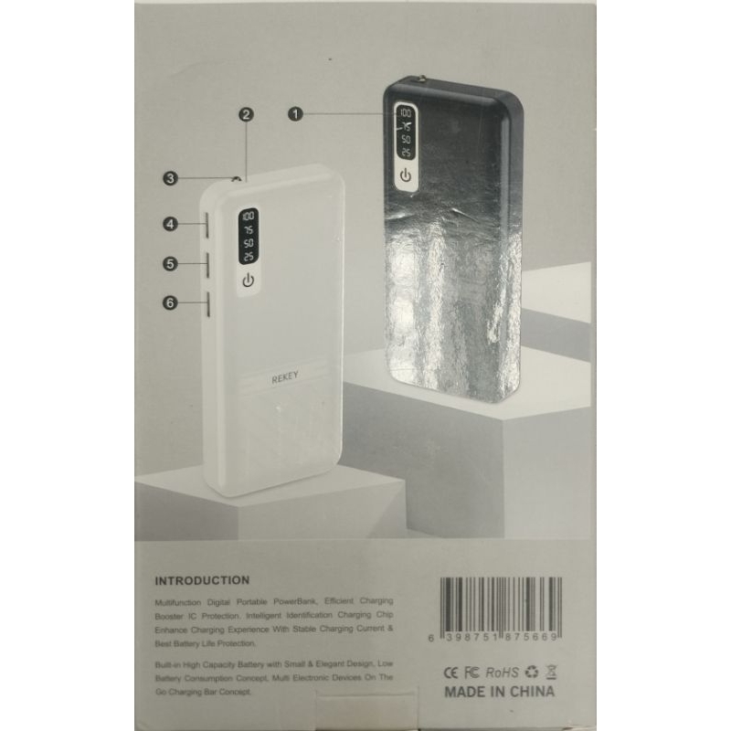 Rekey RC 28 Super Fast Charge 10000mAh smart portable power bank ...