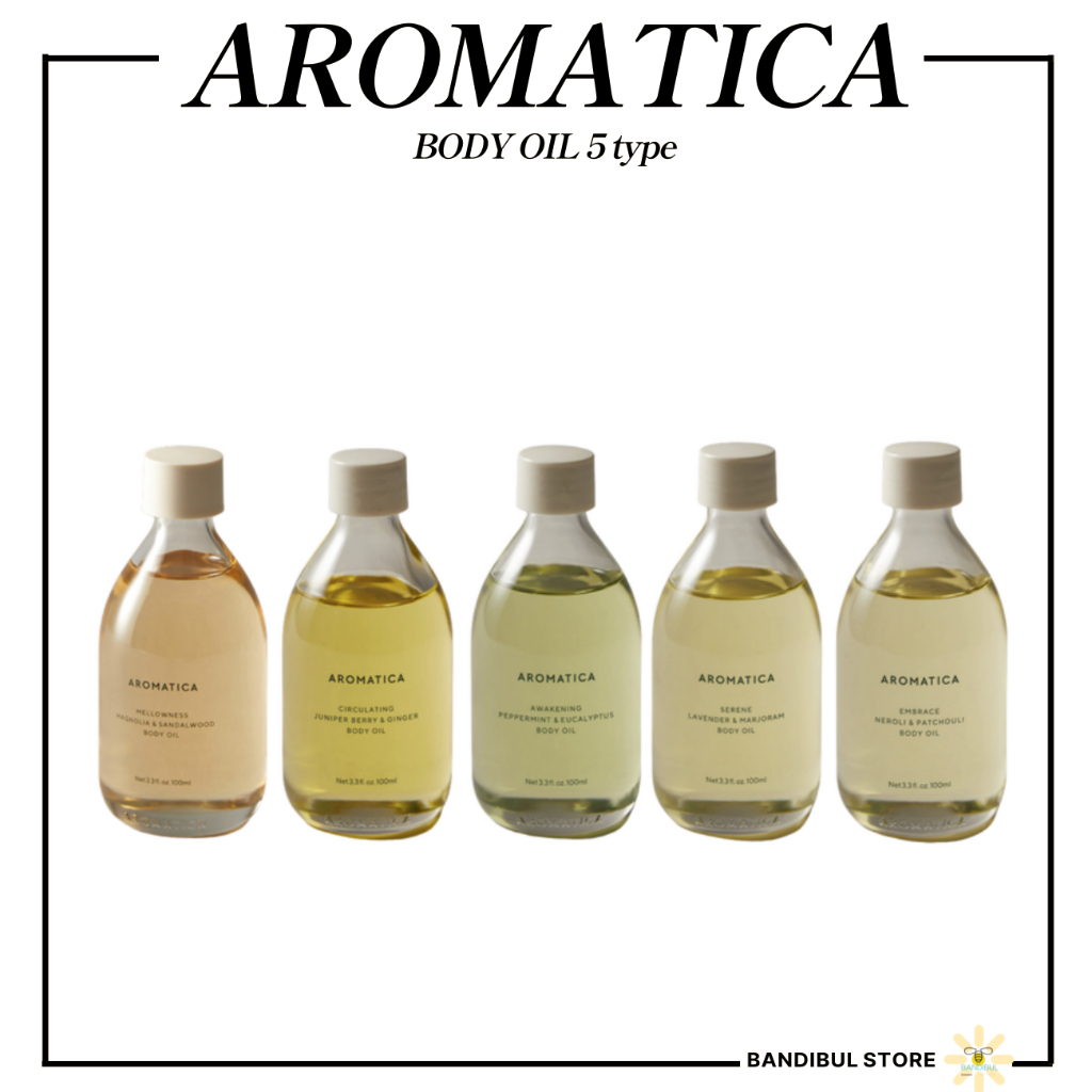 [AROMATICA]Body oil 100ml, choose 1 of 5 types | Shopee Singapore