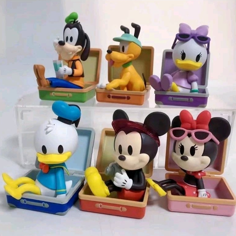🇸🇬 Blind Box Mickey Minnie Mouse Donald Daisy Duck Pluto Goofy ...