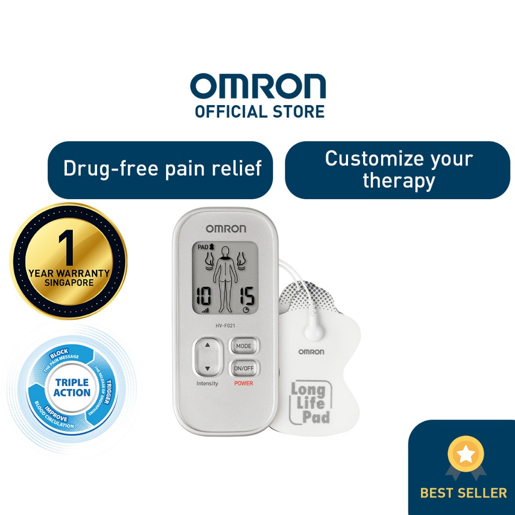 OMRON Electronic Nerve Stimulator HV-F021 [1 year warranty] | Shopee Singapore