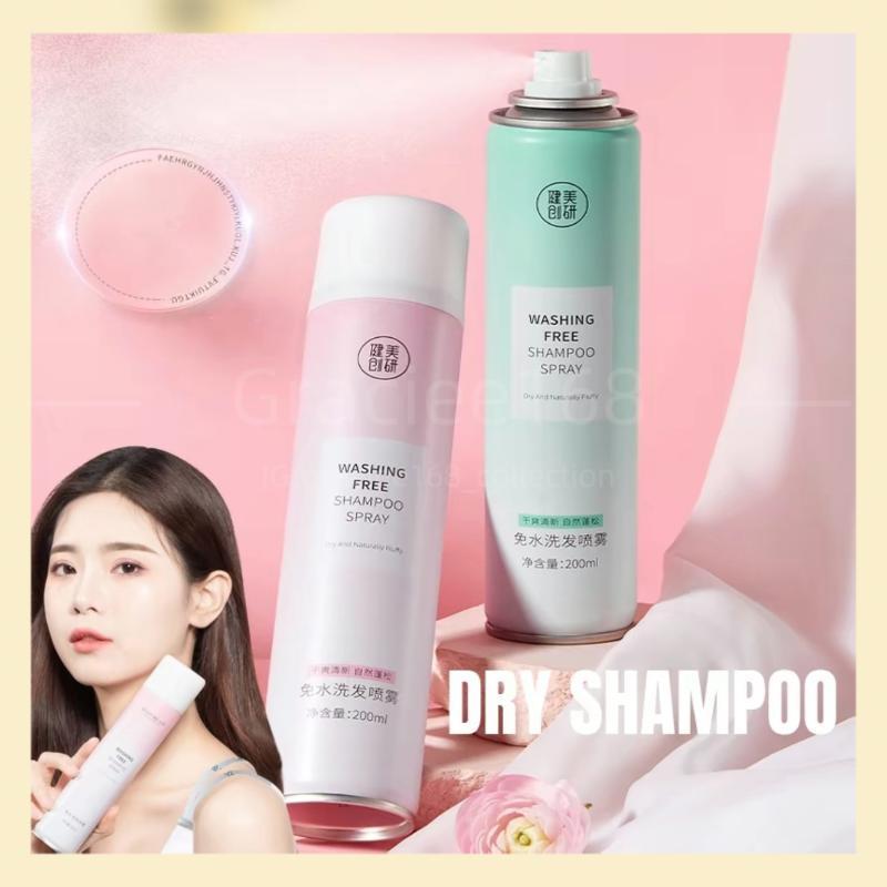 [SG SELLER]Dry Shampoo 200ml Oil Free Fluffy Hair Spray Shampoo Washing ...
