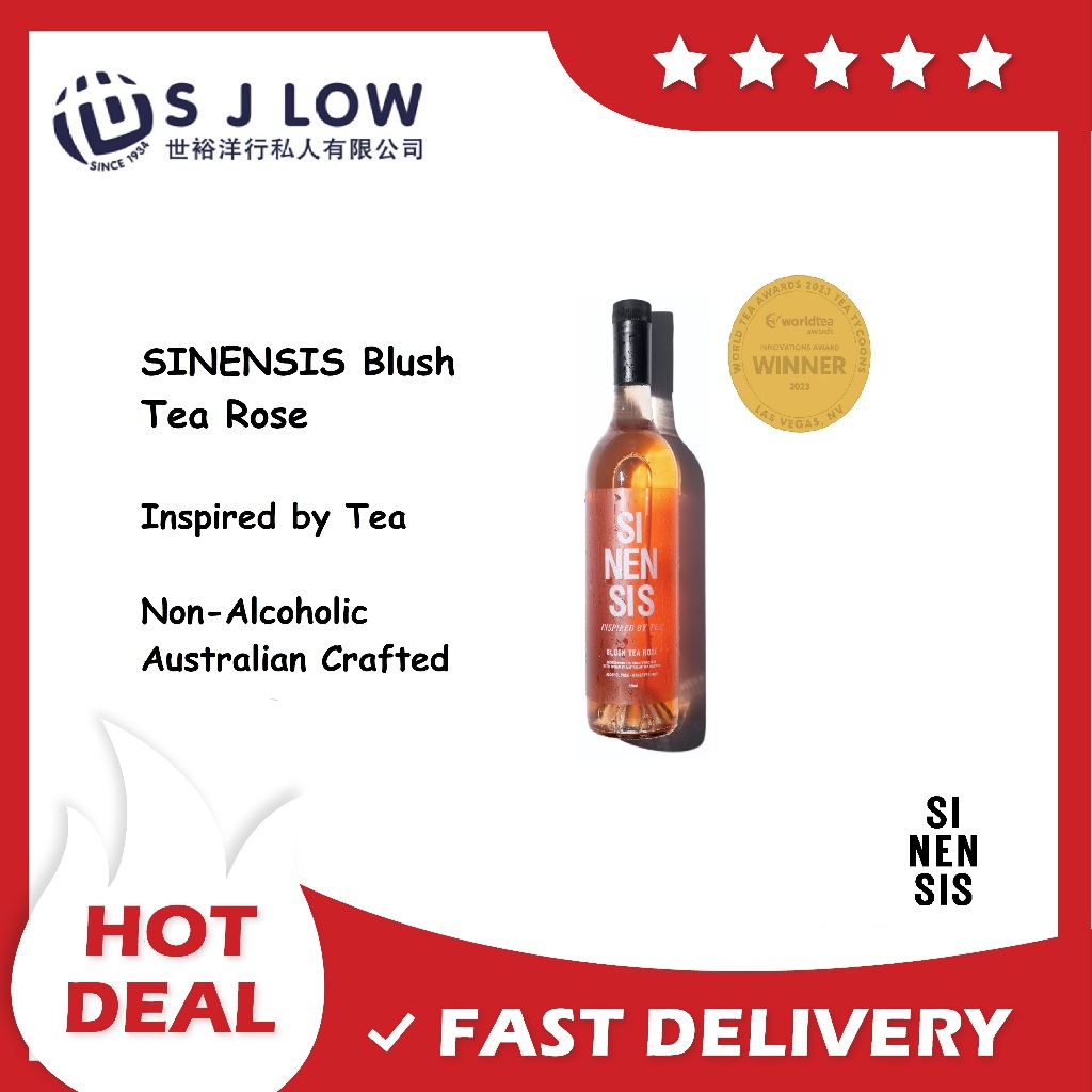SINENSIS Blush Tea Rose (Non-Alcoholic Wine) | Shopee Singapore
