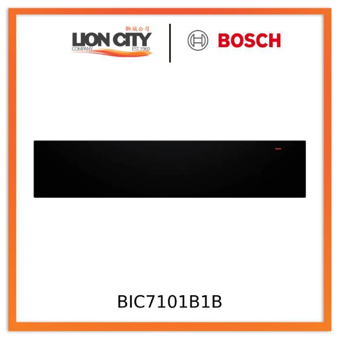 Bosch BIC7101B1B Series 8 Built-in warming drawer 60 x 14 cm Black ...