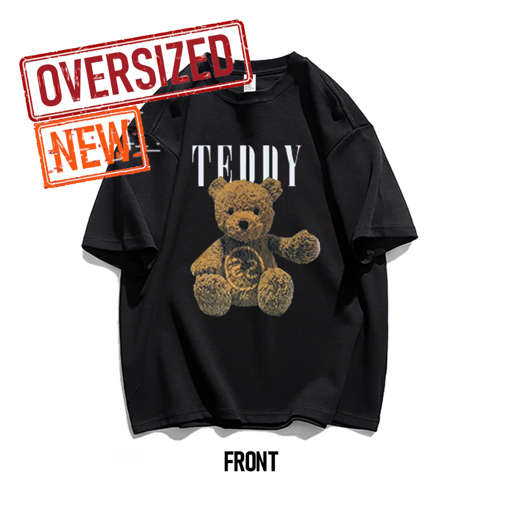 Teddy Design T-Shirt Cute Bear T-shirt Men Women Short Sleeve Tee ...