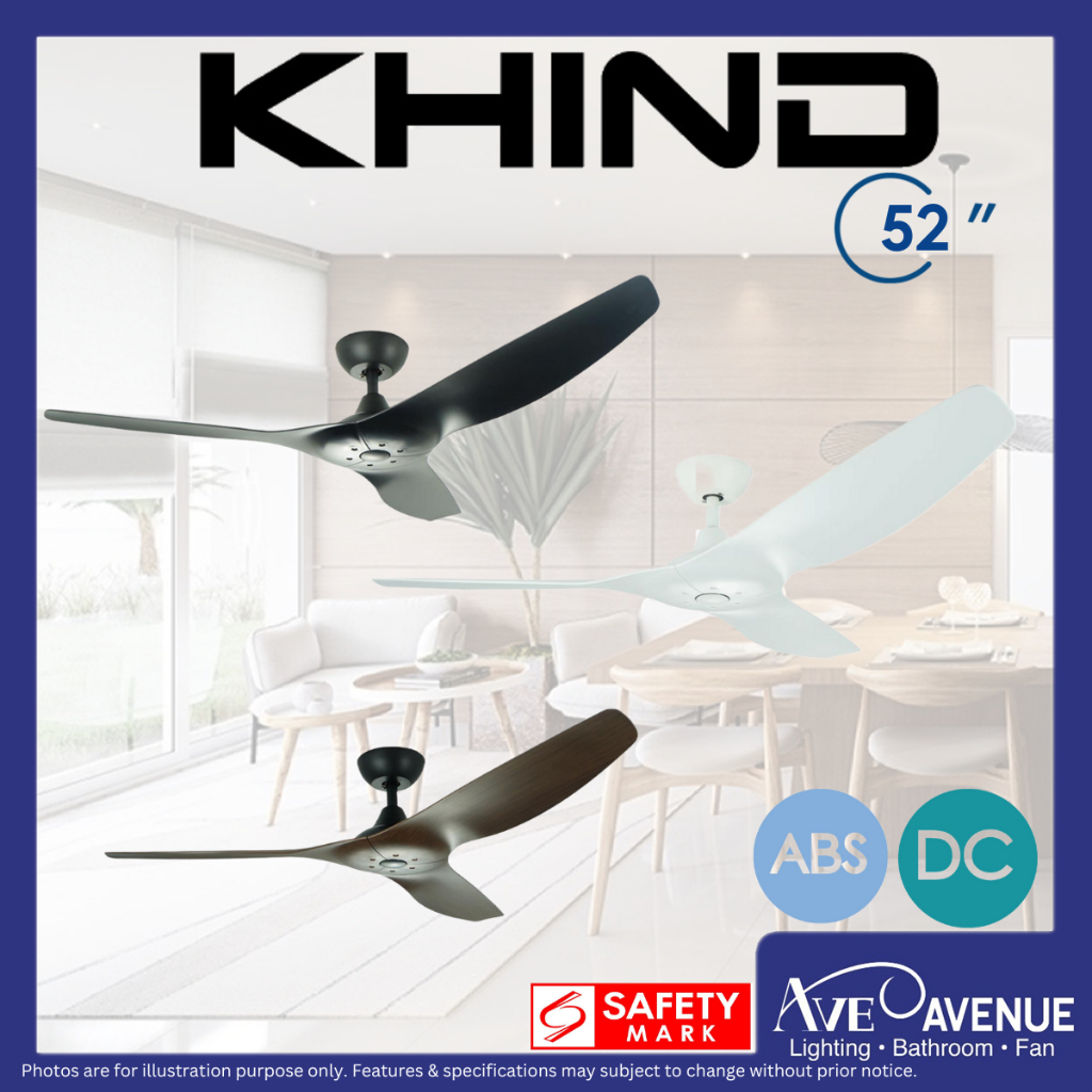 KHIND Venus Energy Saving DC Motor Ceiling Fan with Remote Control in ...