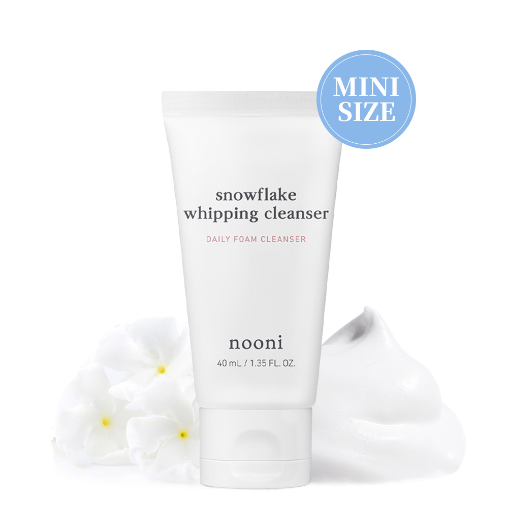 [nooni Official] Snowflake Whipping Cleanser Mini Size | Daily Face ...