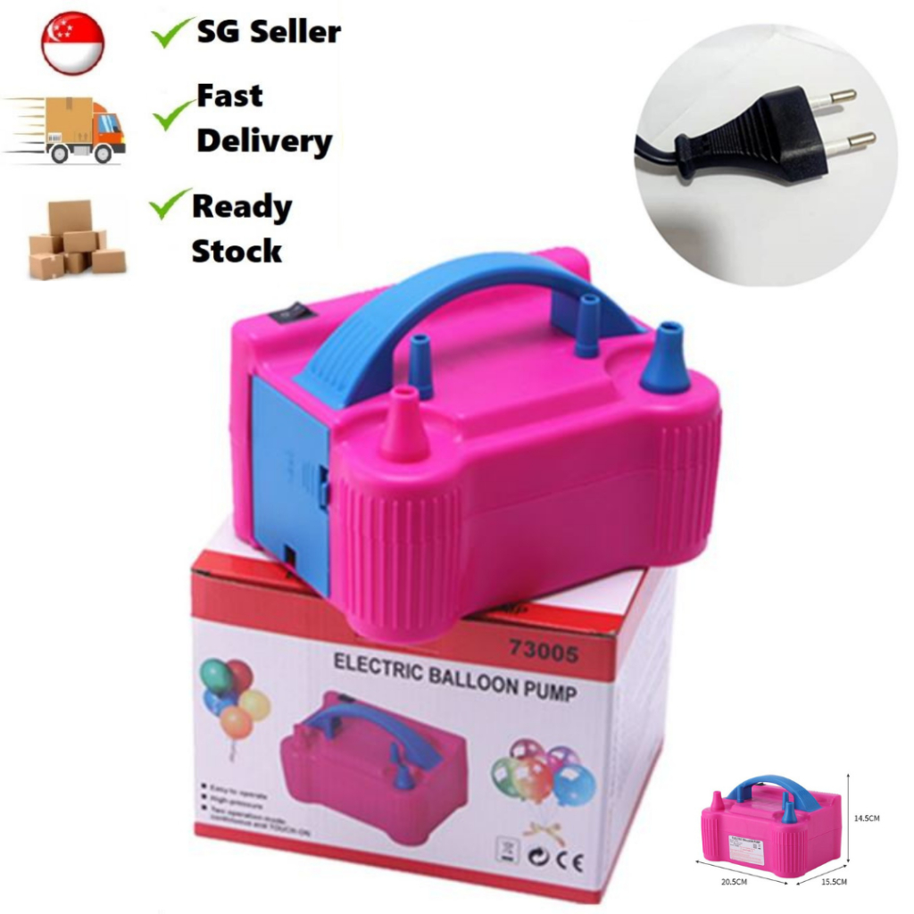 SG Seller - Electric Balloon Inflator Two Pin Plug High Voltage Double ...