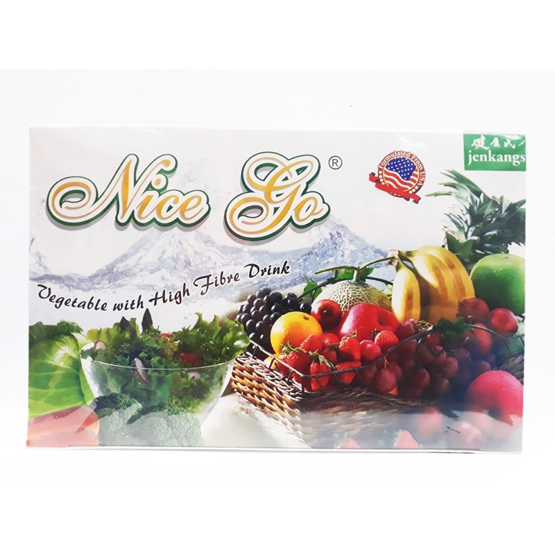 Jenkangs Nice Go Vege High Fiber Drink ( 25's x 15g ) ( NiceGo fiber ...