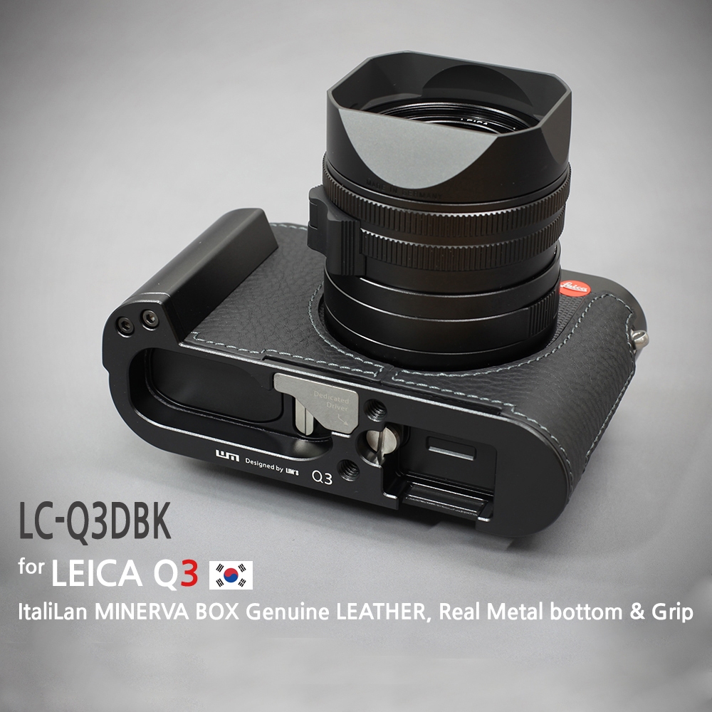 LIM'S Design Leica Q3 / Leica Q3 43 camera black genuine leather and ...