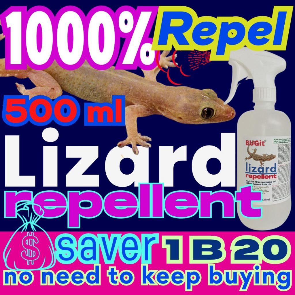 Lizard Repellent (1000% Repel, 1 bottle beats 20 bottles, no need to ...