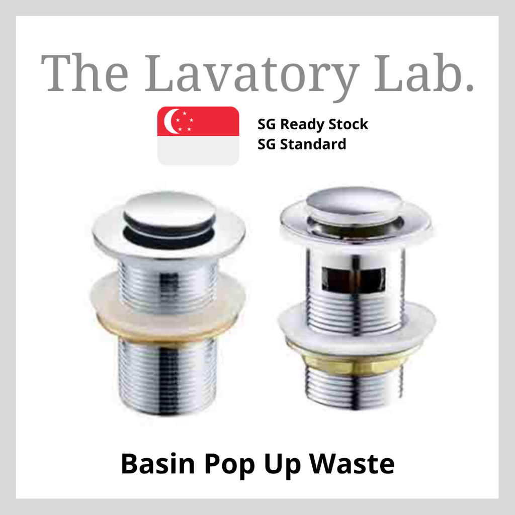[SG Ready Stock] Quality Basin Pop Up Waste for bathroom basins (SG ...