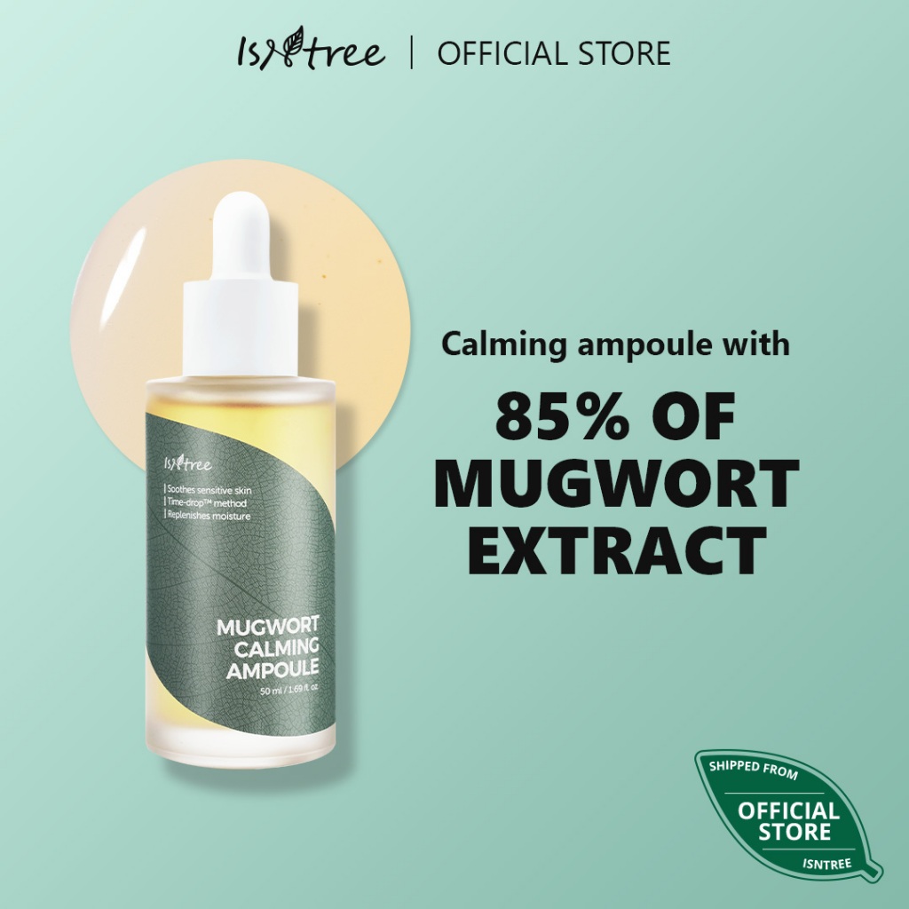 Isntree Mugwort Calming Ampoule 50ml | Shopee Singapore