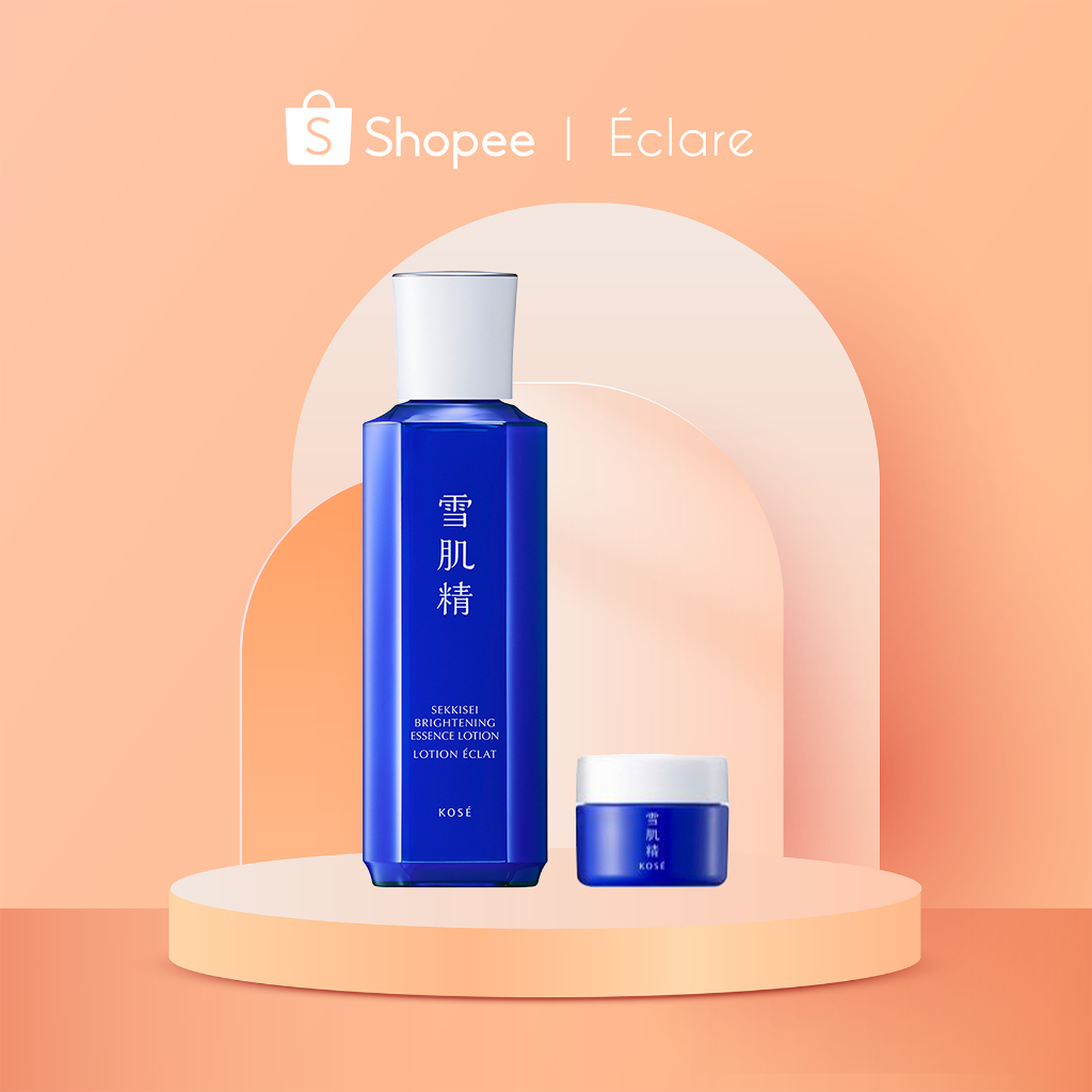 Shopee x Kose 8.8 Brand Box - Sekkisei Brightening Essence Lotion Kit ...