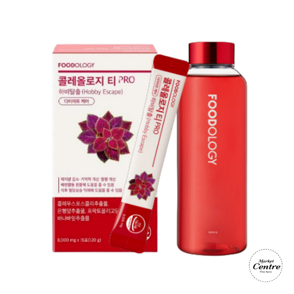 [Foodology] Coleology Tea PRO Diet Supplement 15 sticks 1 Box + Bottle ...