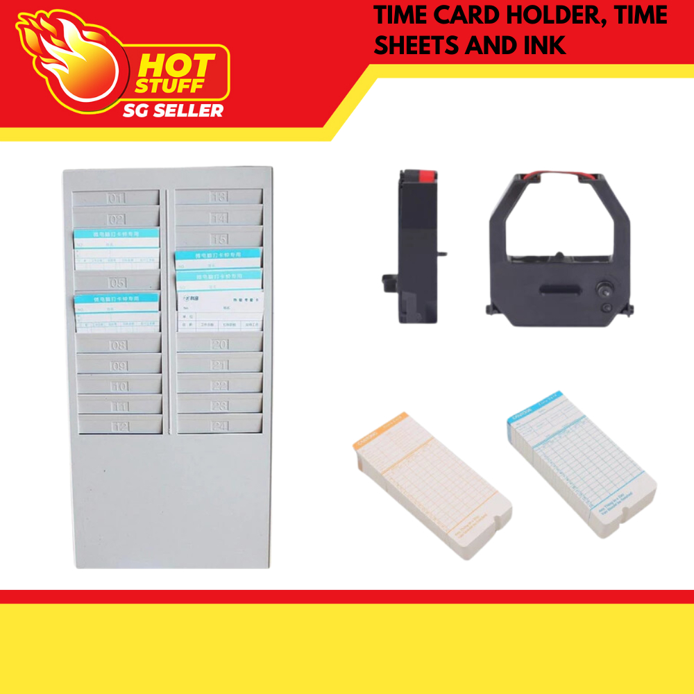 Bundy Time Machine Recorder Card Holder (24 slot) | Shopee Singapore