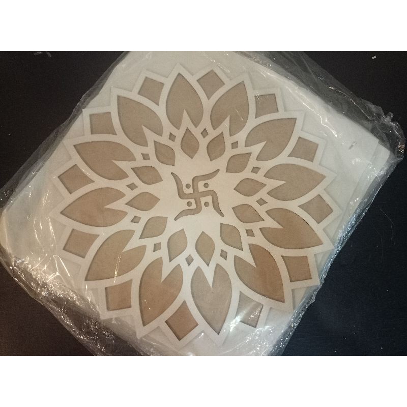 Local seller -12 inch Reusable rangoli template MDF mat/Rangoli/Diwali ...