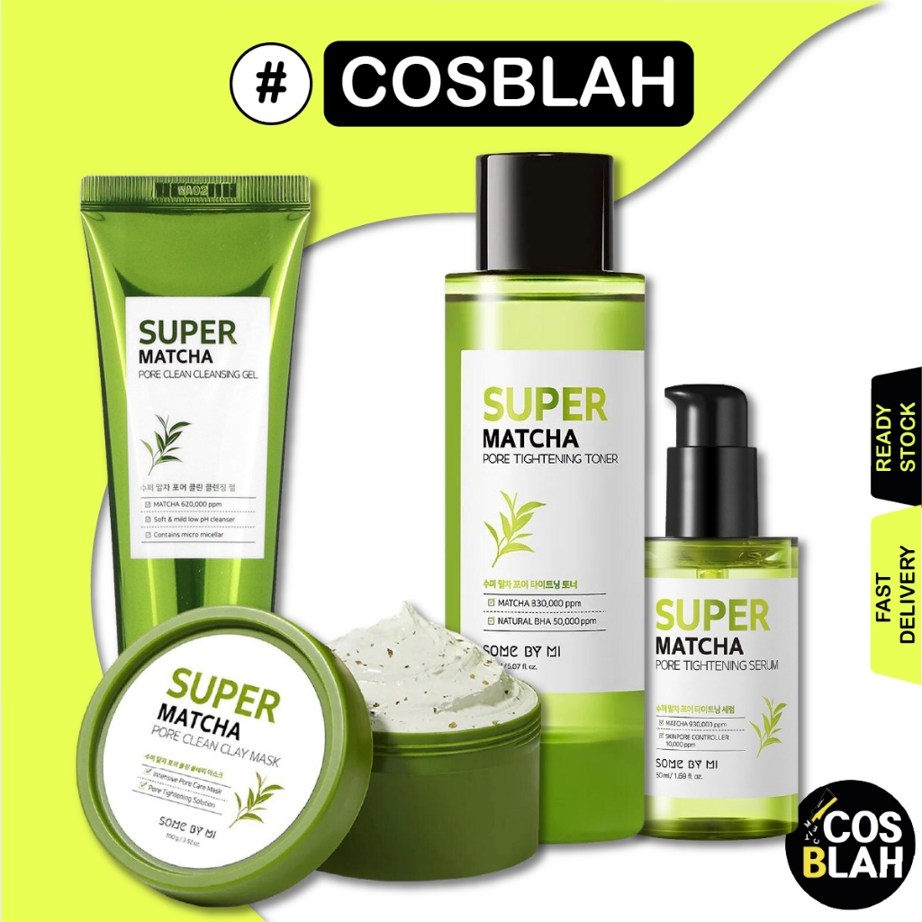 SOMEBYMI Super Matcha Pore Tightening Toner 150ml / Serum 50ml **CHECK ...