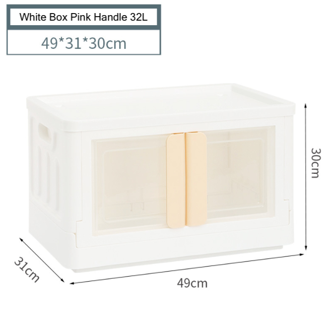 Easyhome.sg 32L 72L Foldable Storage Box Stackable Storage Drawer Cabinet Wardrobe Home ...