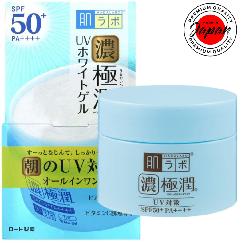 HADA LABO Gokujun UV White Gel (SPF50+ PA++++) 90g / Skin care UV ...
