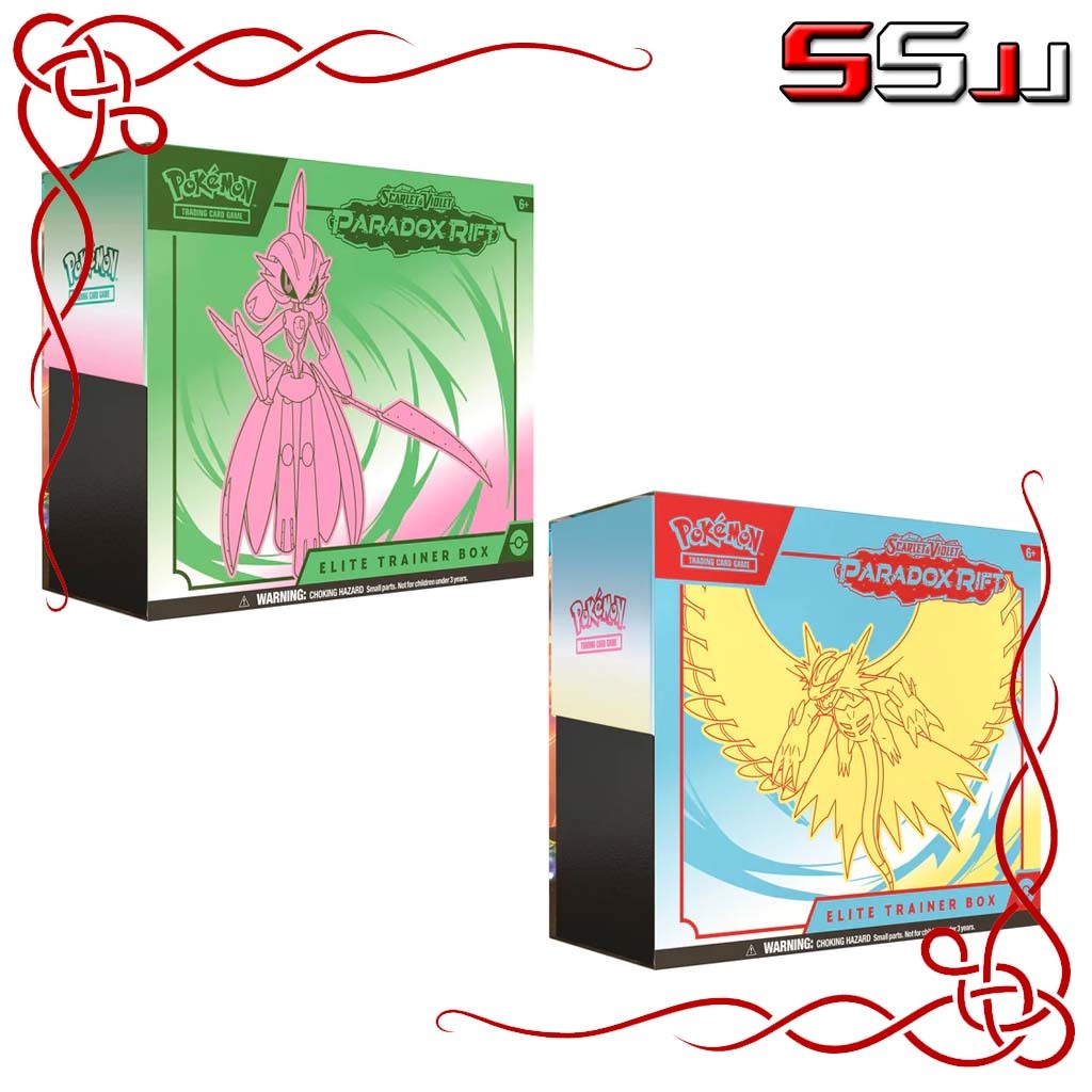 Pokemon TCG SV04 Paradox Rift Elite Trainer Box / English / ETB (100% ...