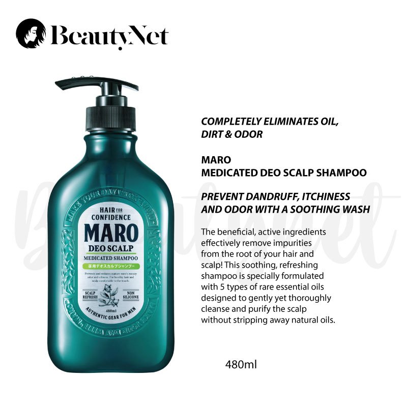 MARO MEDICATED DEO SCALP SHAMPOO 480mL | Shopee Singapore