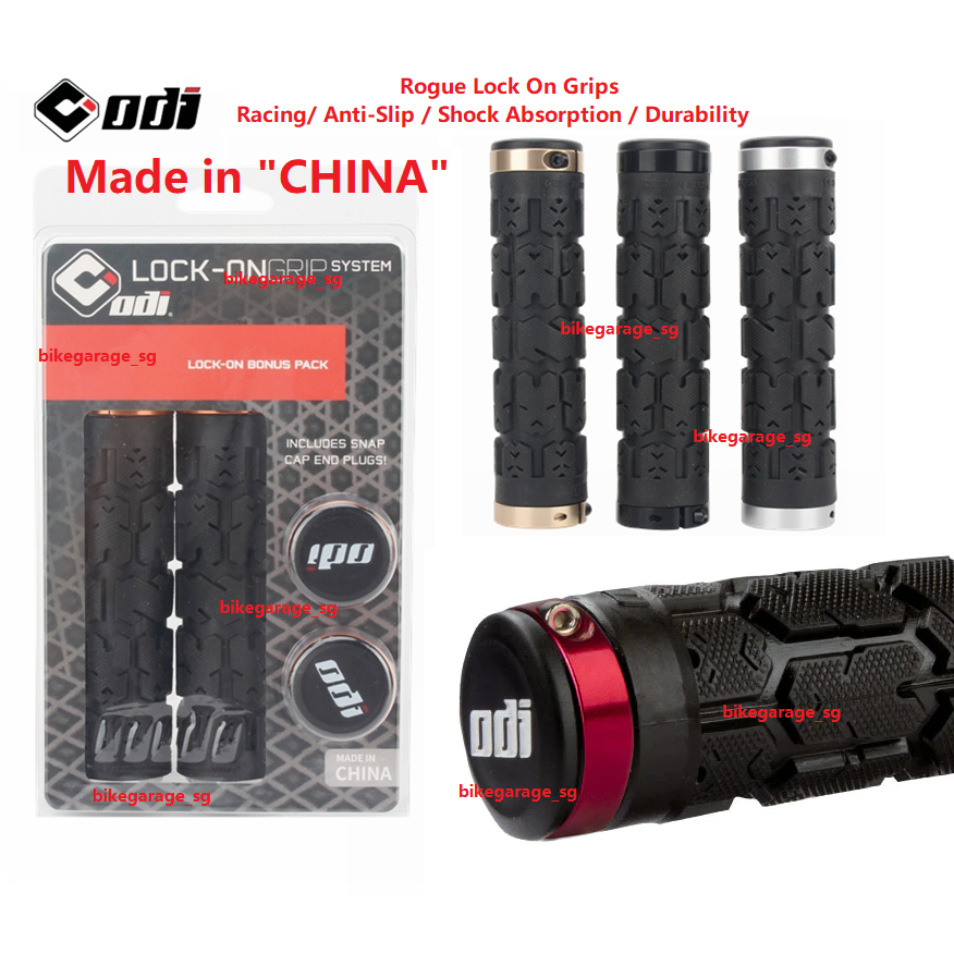 [SG SELLER] ODI Handle Grip Rogue Lock On Ring Handlebar Grips For MTB ...