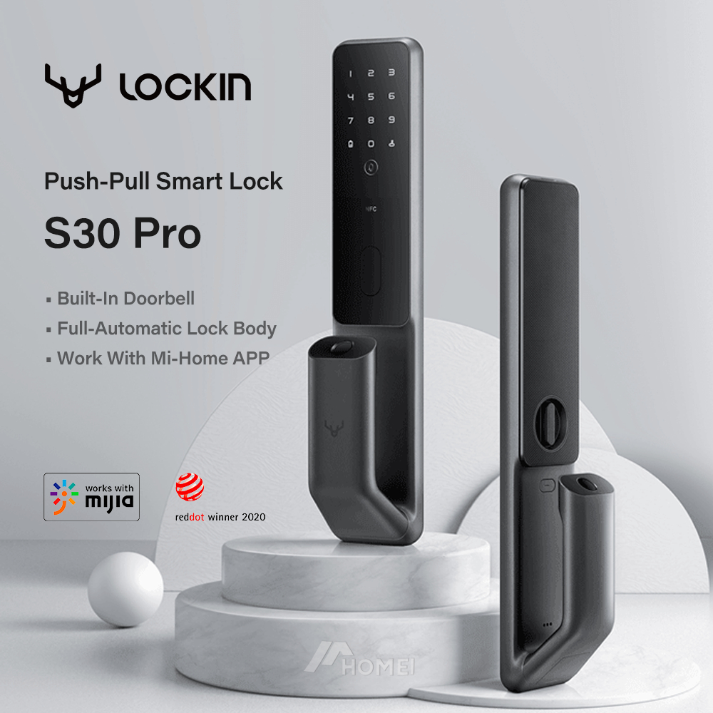 Lockin S30 Pro WiFi XIAOMI MIJIA APP SMART DIGITAL DOOR LOCK | Shopee ...