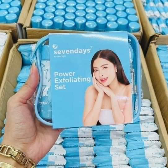 NEW PACKAGING SEVEN DAYS POWER EXFOLIATING SET BY KATH MELENDEZ (SG ...