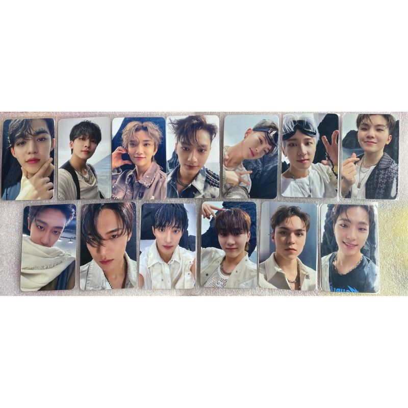 OFFICIAL SEVENTEEN SVT 4th Album Face The Sun Shopee Fansign Photocards ...