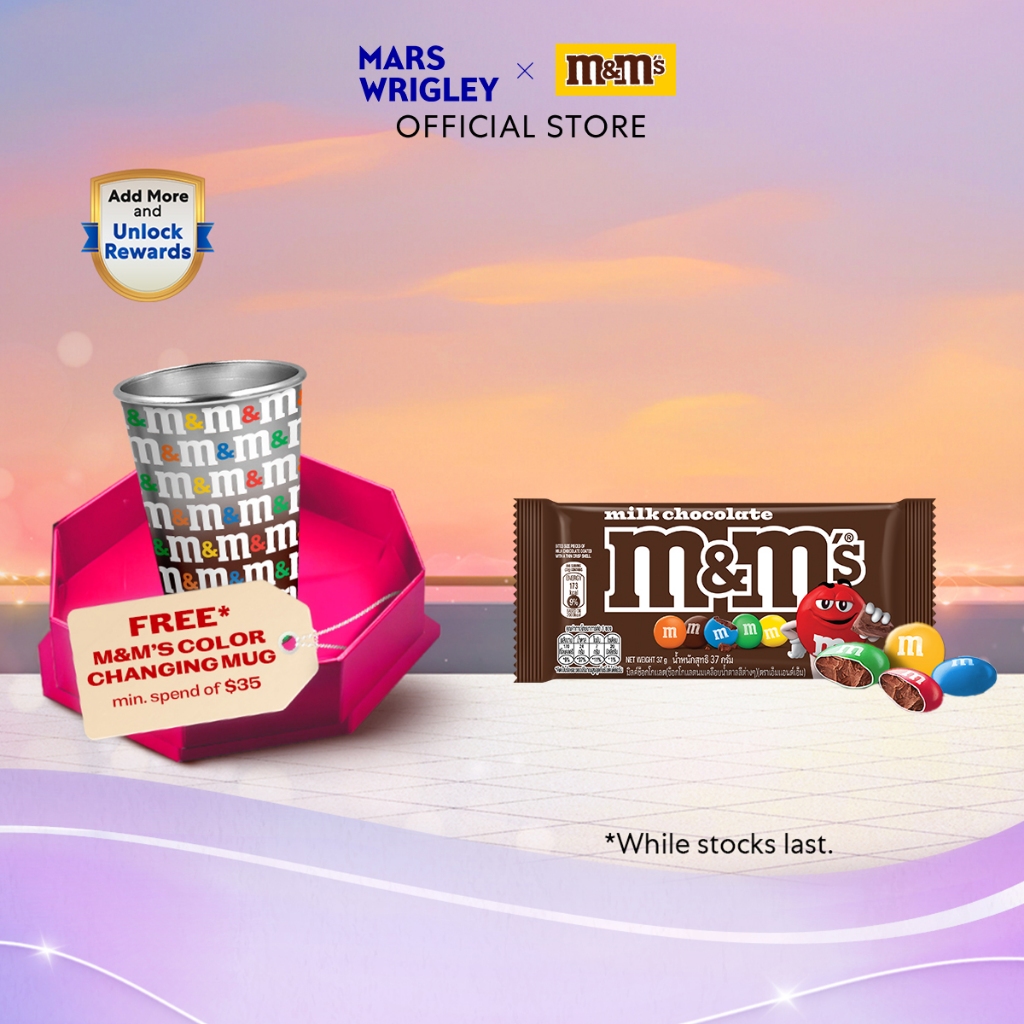 M&M'S Milk Chocolate Single 37g Chocolate / Milky / Snacks | Shopee ...