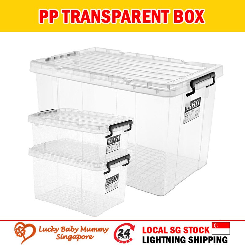 Stackable Transparent Storage Box / Storage Organisers / Multipurpose ...