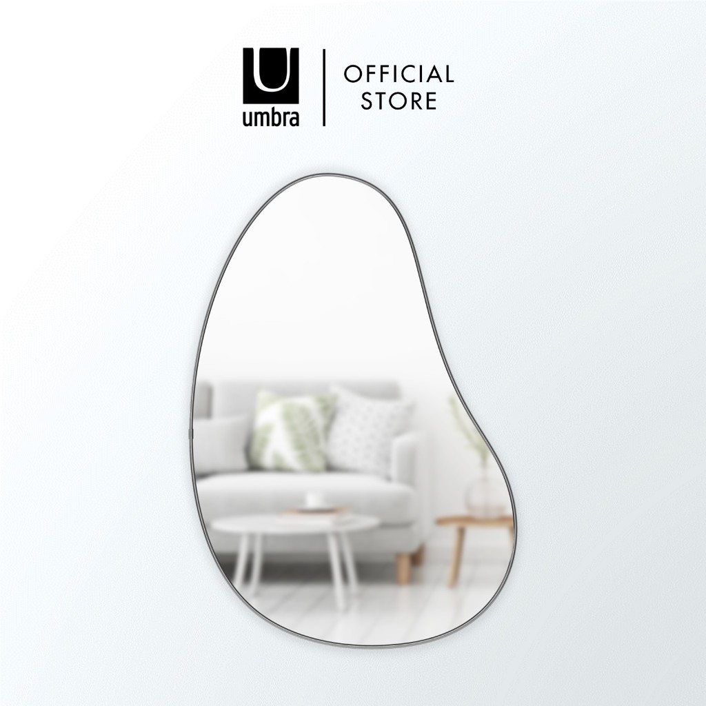 Umbra Hubba Pebble Mirror 61x91 cm | Shopee Singapore