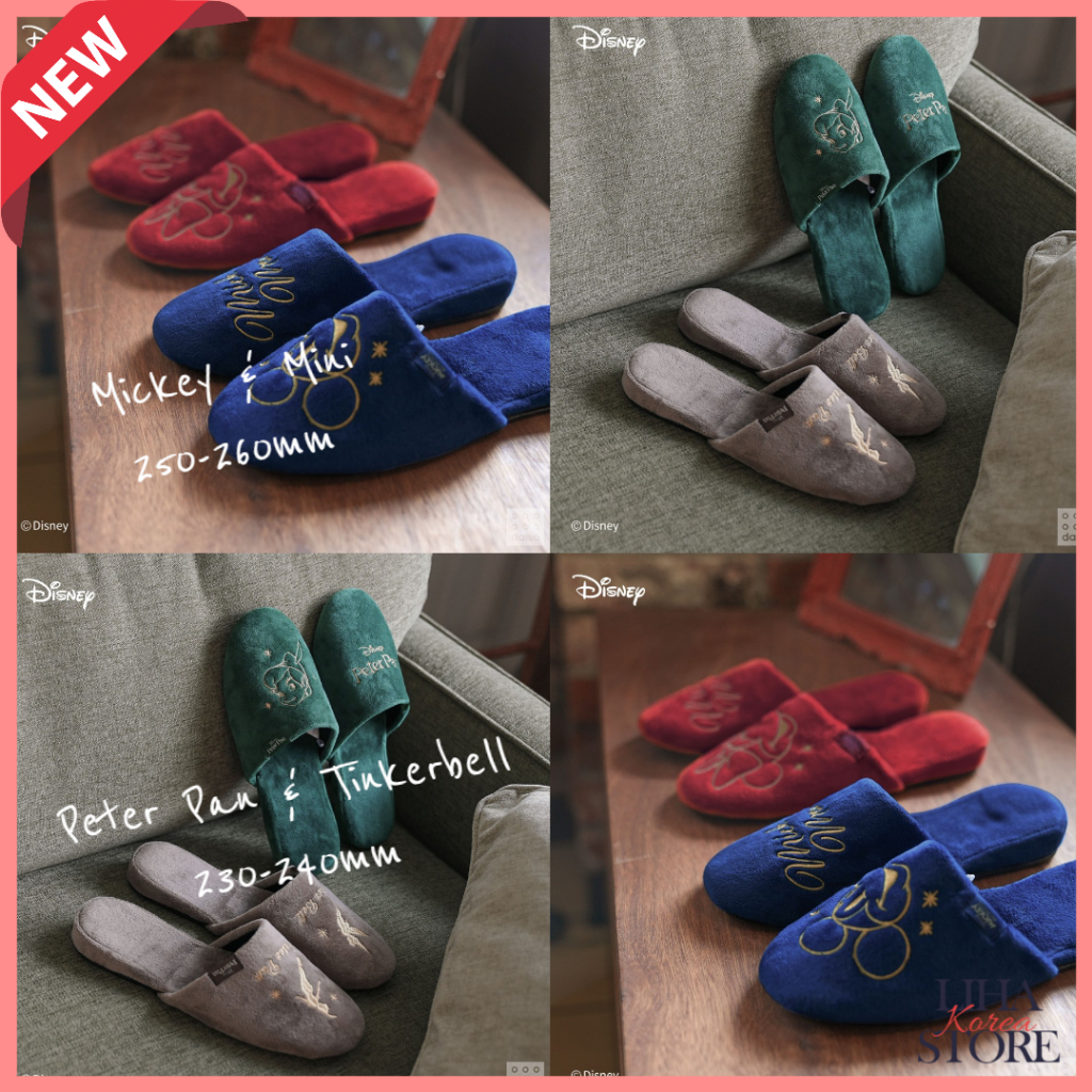 Daiso Korea Disney Big Season Mickey Mini Room Slippers living room ...