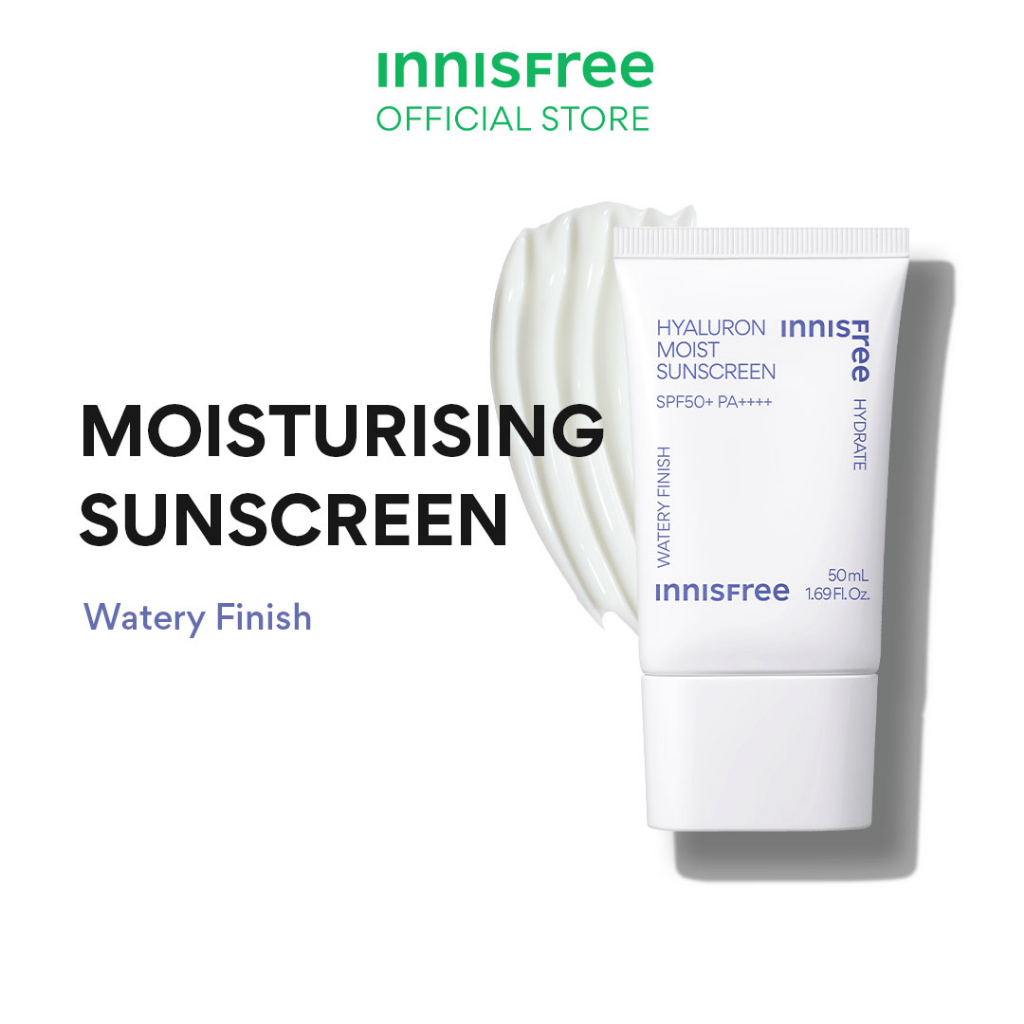 INNISFREE Hyaluron Moist Sunscreen SPF50+ PA++++ 50ml | Shopee Singapore