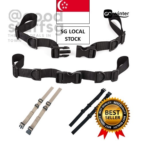 [SG FREE 🚚] Adjustable Bag Backpack Anti-slip Webbing Chest Buckle Clip ...