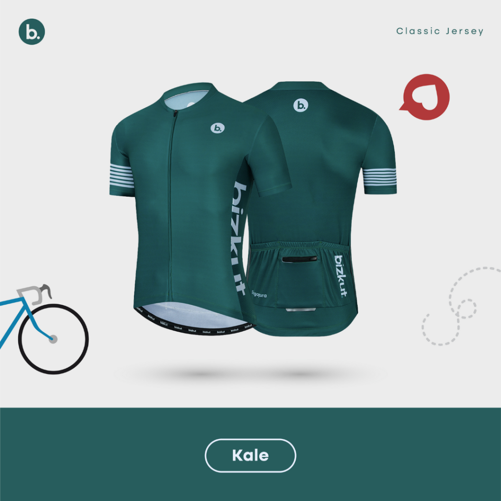 bizkut Cycling Jersey Classic Milk Fabric 2.0 Bicycle Kit Top Tshirt Short Sleeve Bike Shirt Shopee Singapore