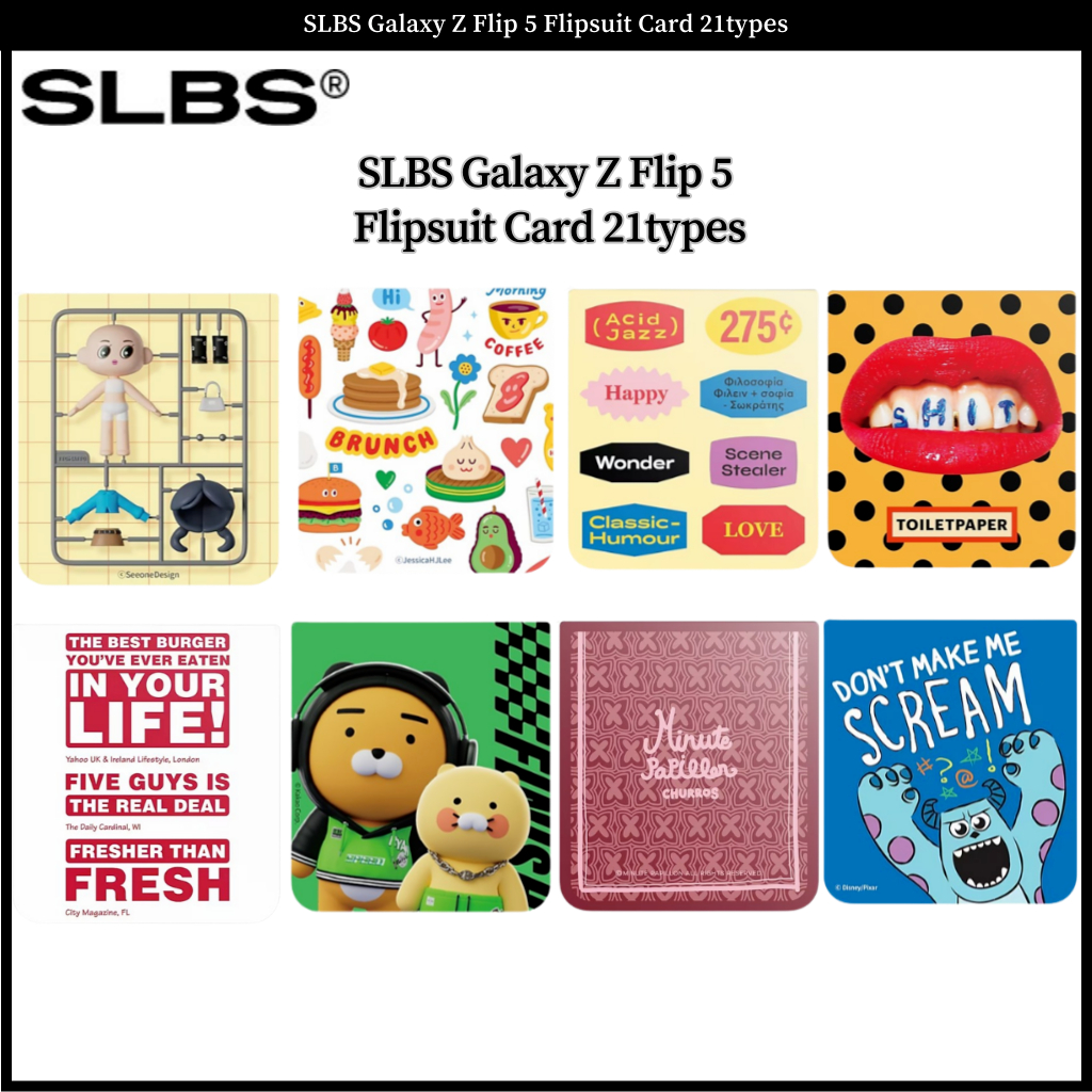 SLBS Galaxy Z Flip 5 Flipsuit Card 29types | Shopee Singapore