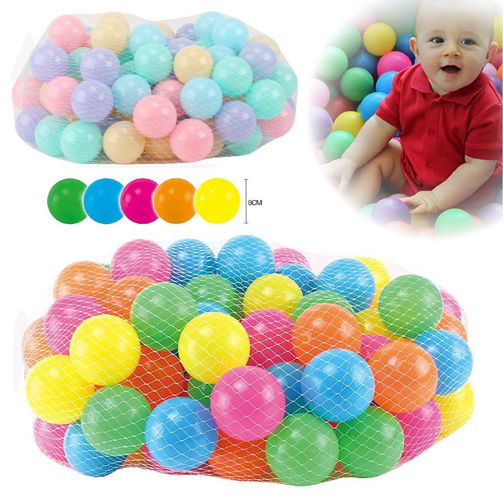 Lucky Baby 100pcs Ball for Playhouse / Ball Pit / Play Tent / Bounce ...