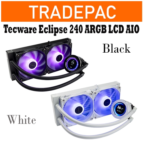 Tecware Eclipse 240 Argb Lcd Aio Black White Shopee Singapore