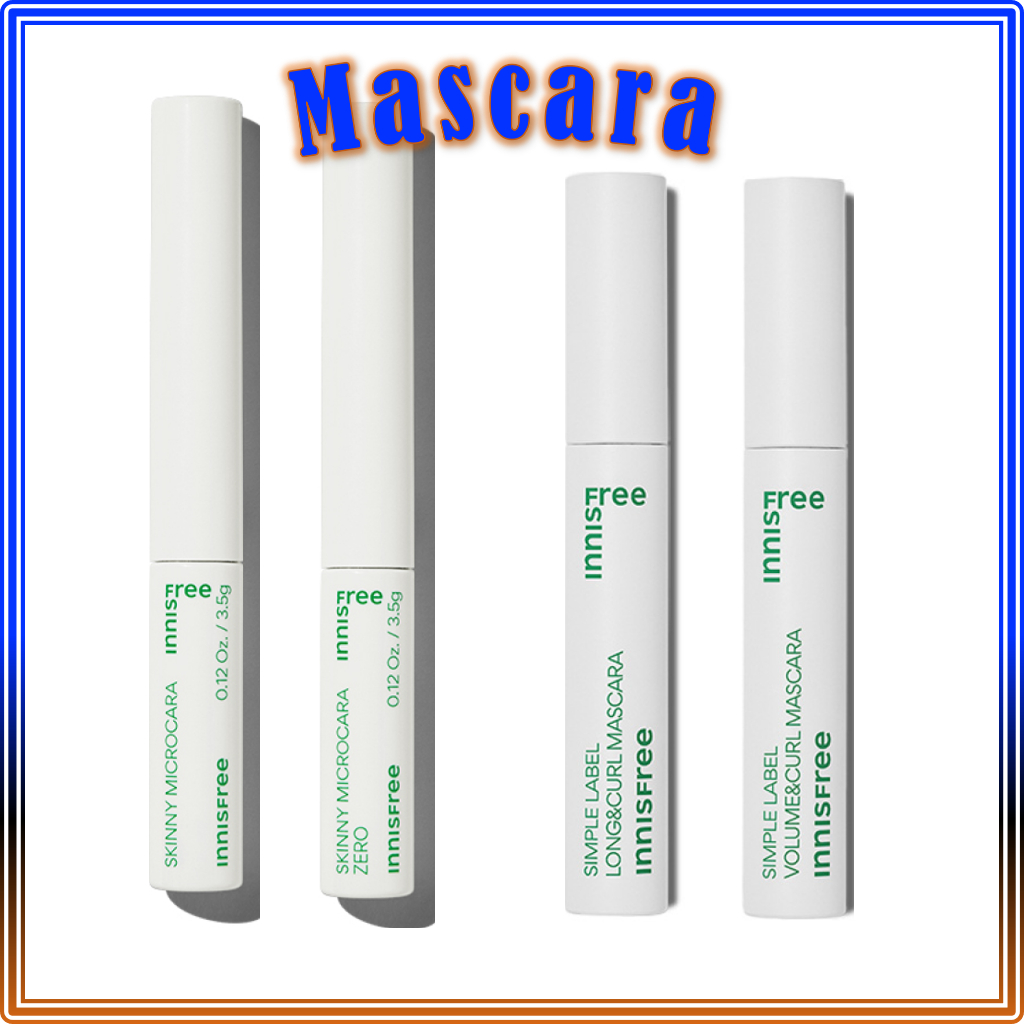 innisfree Mascara (Simple Label Long&Curl Mascara, Simple Label Volume ...