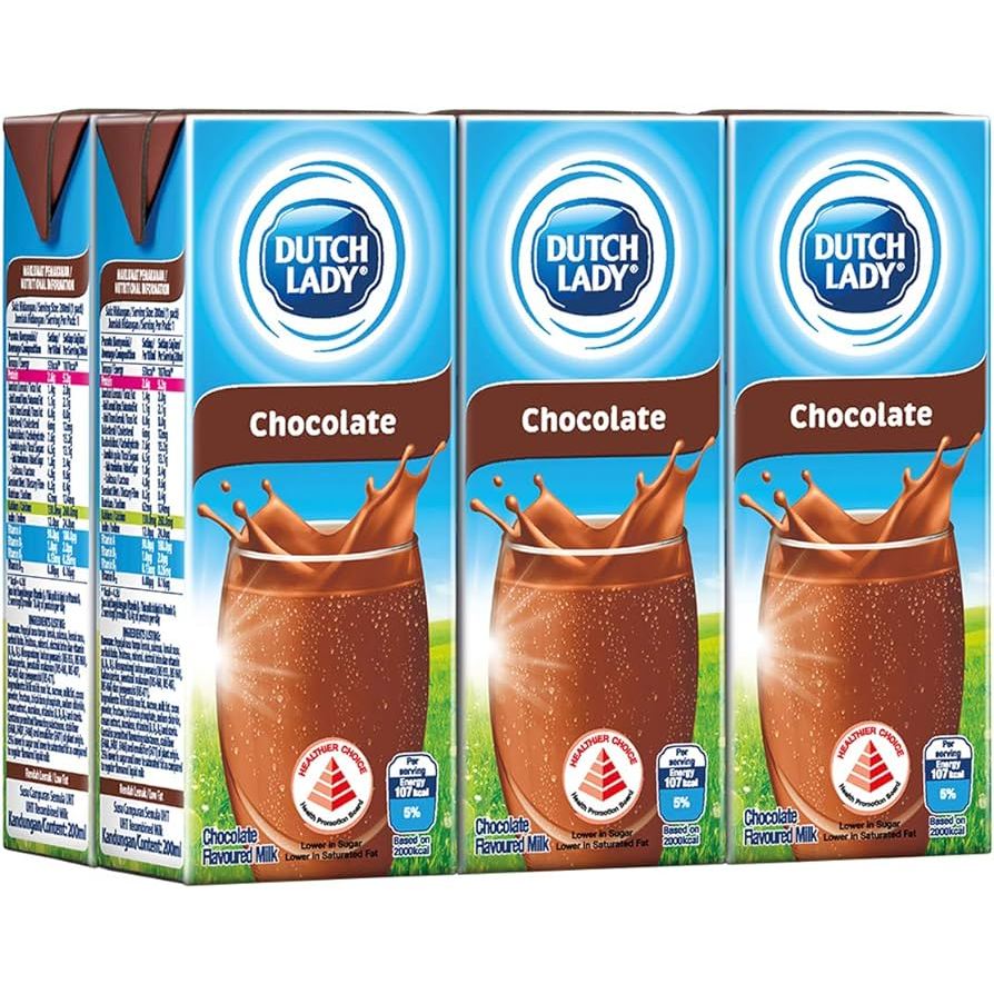 Dutch Lady UHT Chocolate Milk Pack of 6 (6 x 200ml) | Shopee Singapore