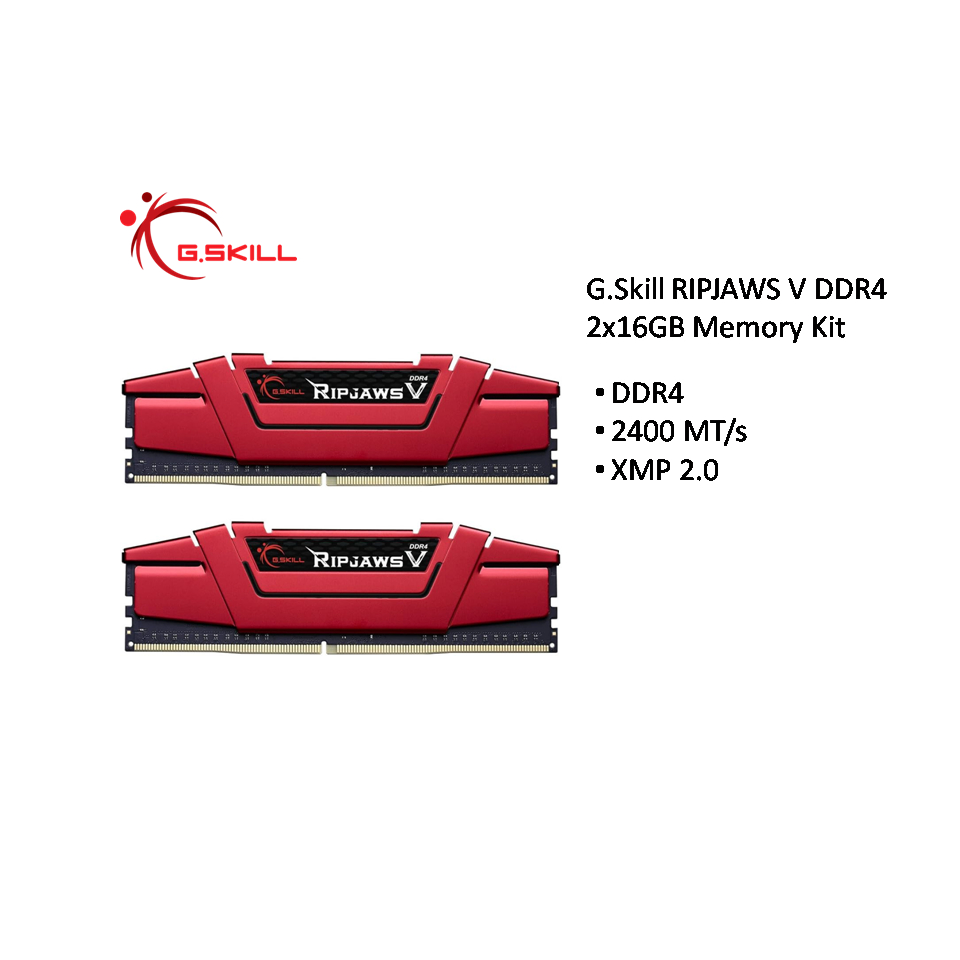 G.Skill RIPJAWS V DDR4 32GB Memory Kit | Shopee Singapore
