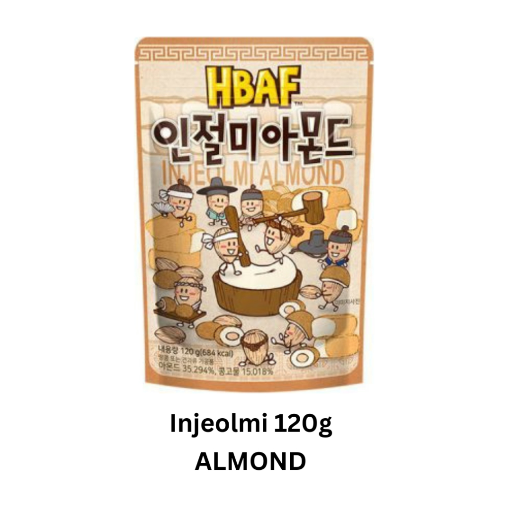 [SG Stock] HBAF Almonds 120g Honey Butter / Wasabi / Baked Corn / Garlic Bread / Caramel ...