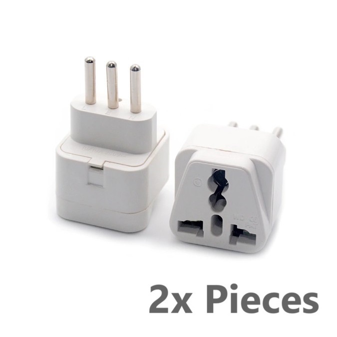 3 Pin Italy Converter Travel Adapter UK US EU AU to Italy Travel Power ...