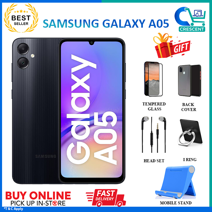 SAMSUNG GALAXY A05 || 4GB / 64GB & 6GB RAM 128 GB Storage|| Brand New ...